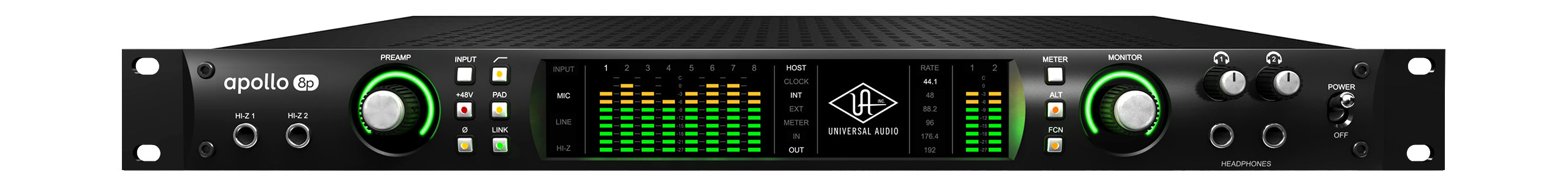 Universal Audio Apollo 8p QUAD Thunderbolt 2 audio interfejs ...