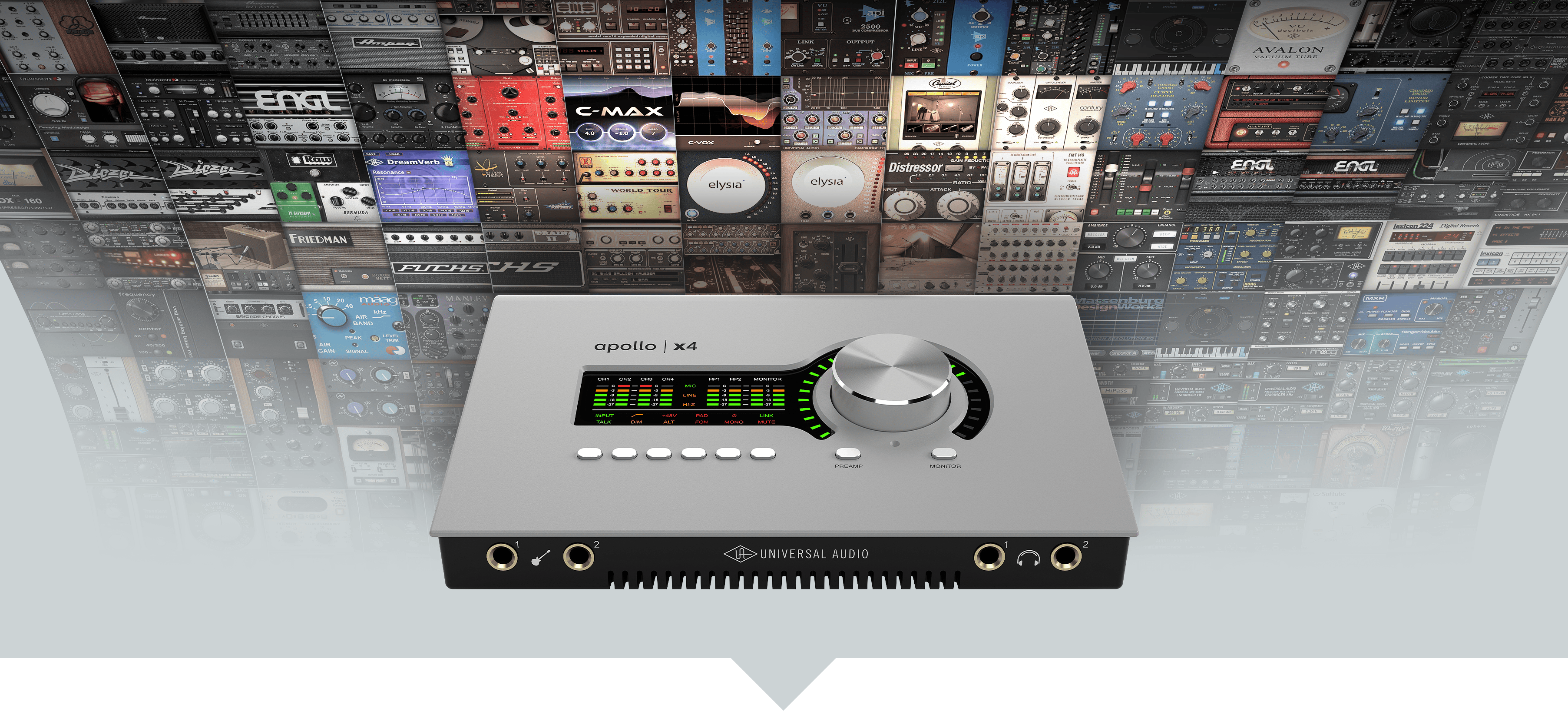 Apollo x4 Gen 2 Essentials+ Thunderbolt UAD DSP – Dream Audio