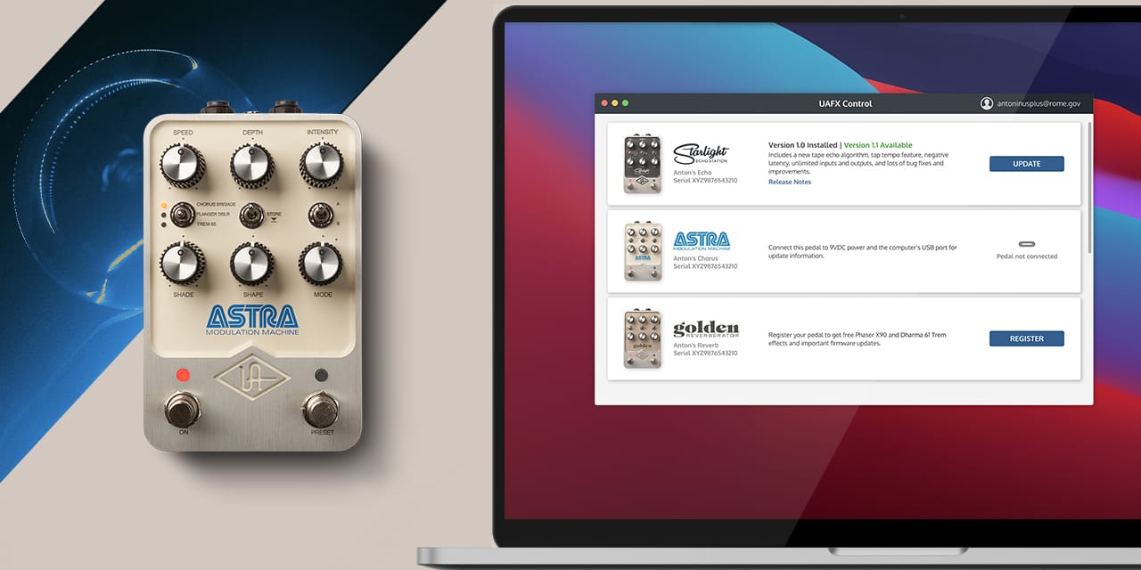 Universal Audio - Astra Modulation Machine - Nantel Musique