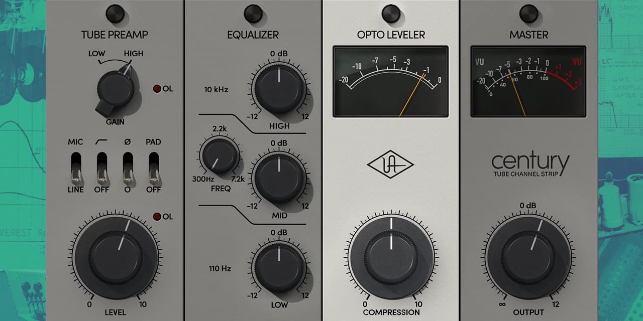 UAD Century Tube Channel Strip – UDi Audio