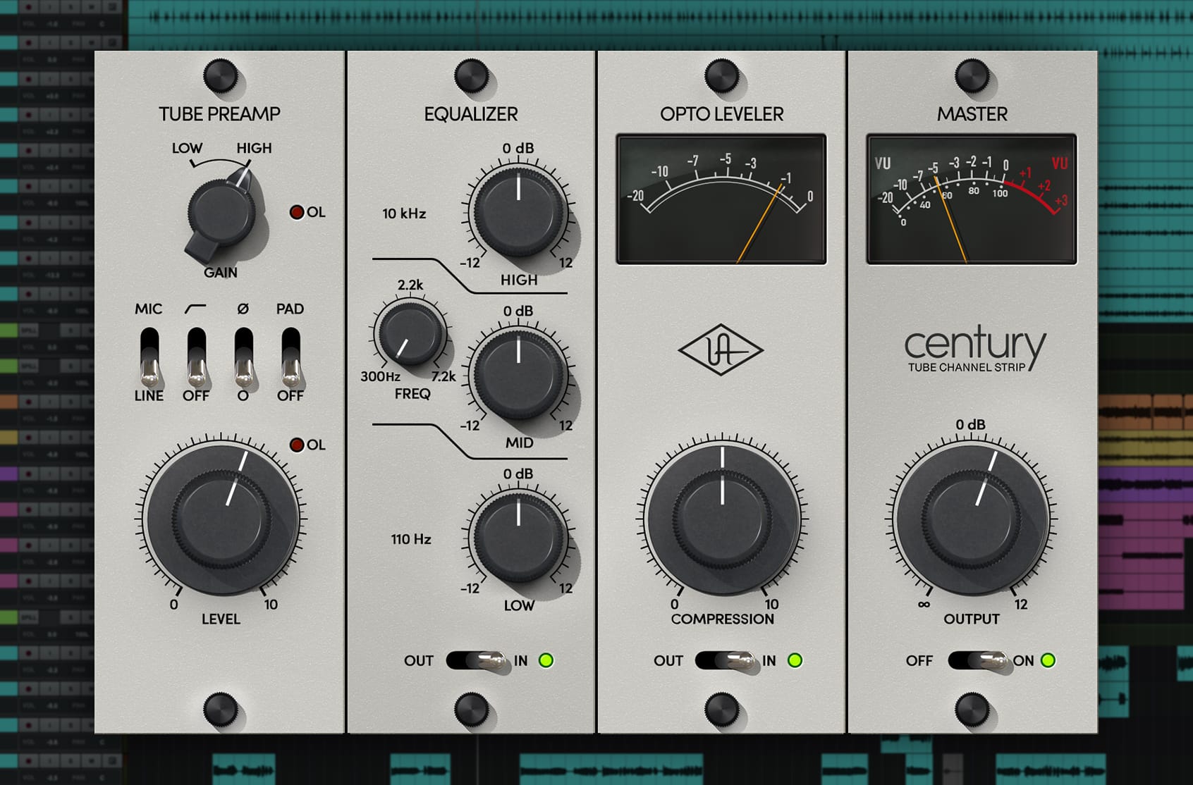 UAD Century Tube Channel Strip - PluginsMasters