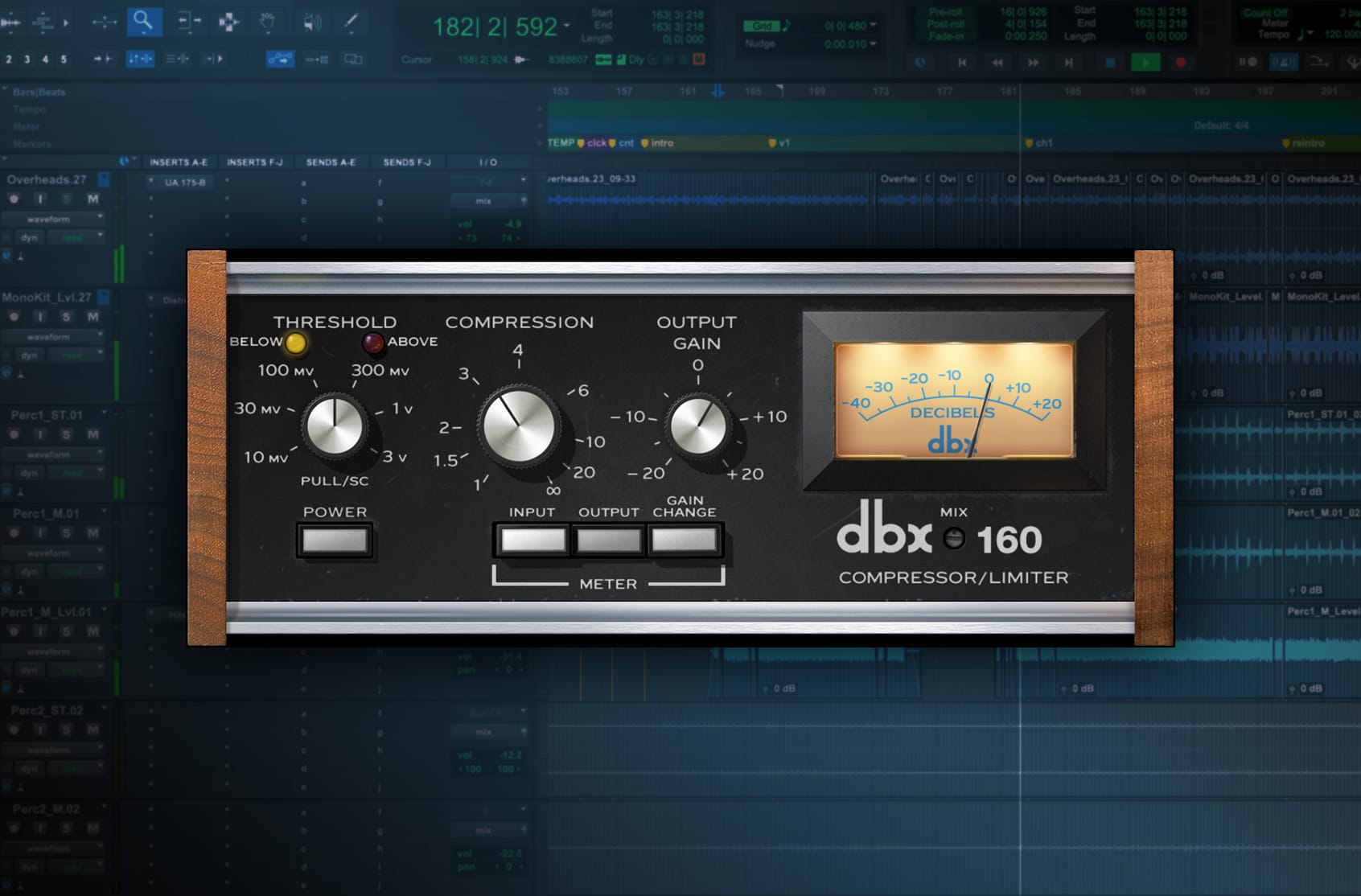 UAD dbx® 160 Compressor / Limiter - PluginsMasters
