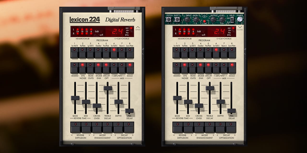 Lexicon 224 Digital Reverb UAD Audio Plugins Universal Audio lexicon-224-digital-reverb-uad-audio-plugins-universal-audio