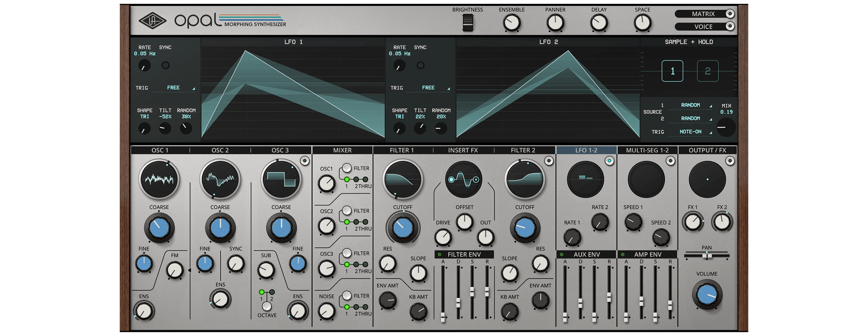 UNIVERSAL AUDIO(ソフトウェア) Opal Morphing Synthesizer - beatcloud - DTM,DAW ...