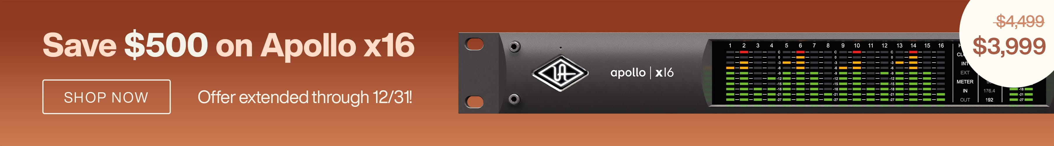 Apollo x4 | Universal Audio