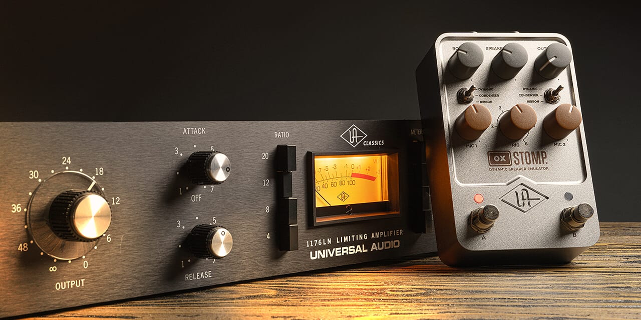 เอฟเฟคกีตาร์ Universal Audio UAFX OX Stomp Dynamic Speaker Emulator ...